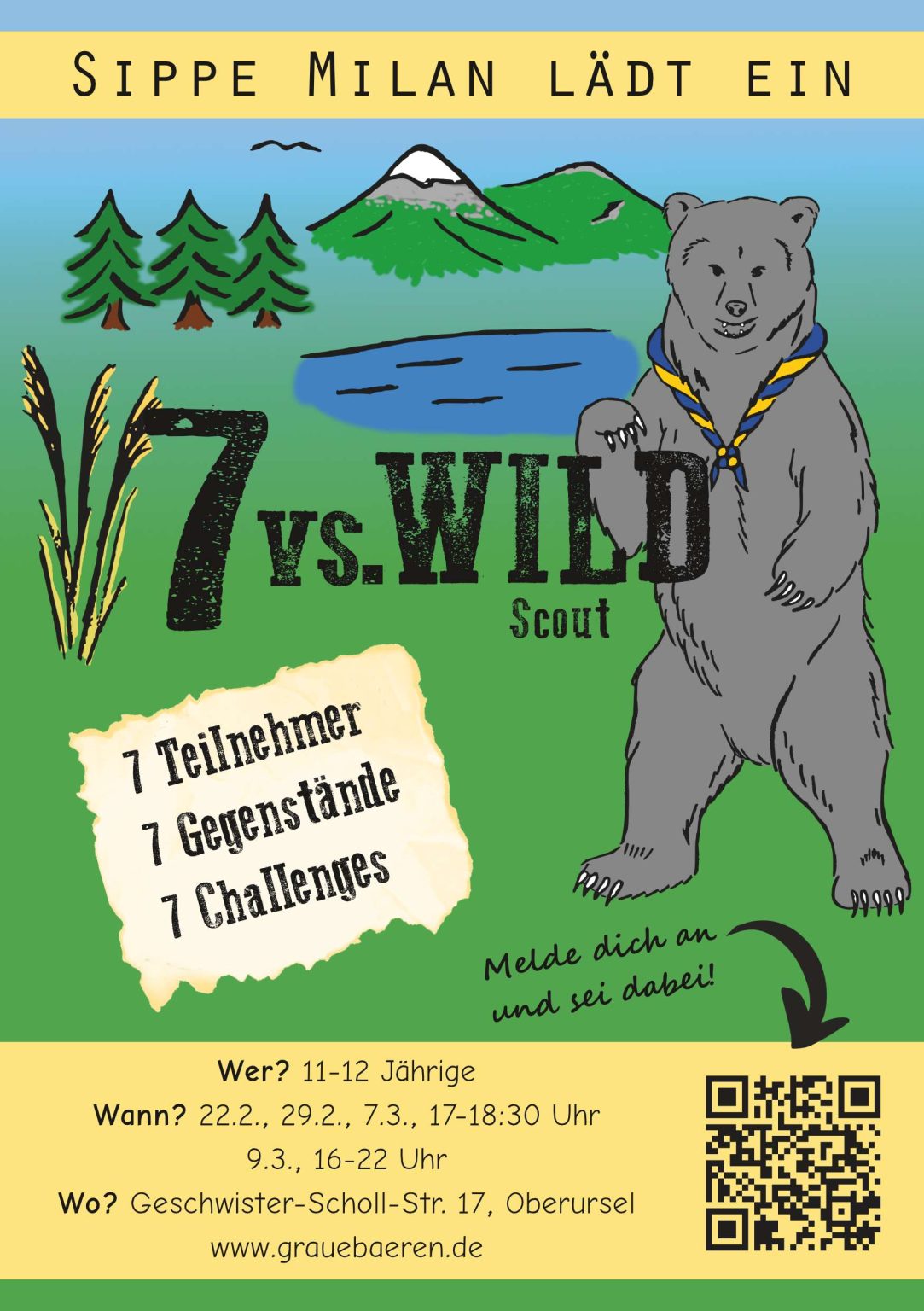 7 vs. Wild – Scouts 2024 – Stamm Graue Bären